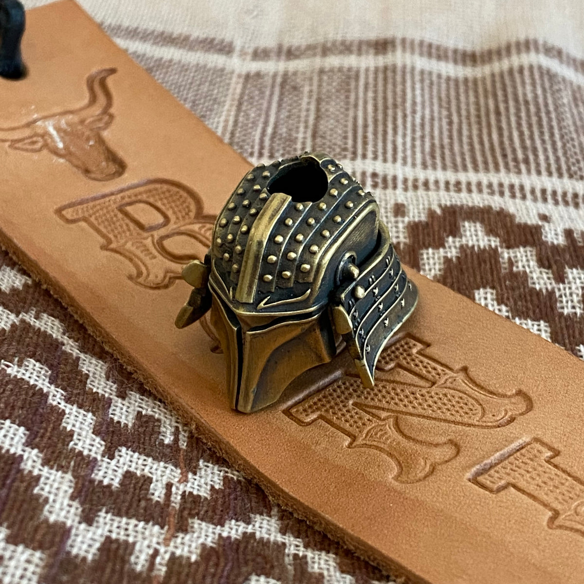 Ronin Samurai Helmet GGTO Exclusive "BRONZE" Lanyard Bead – G&G ...