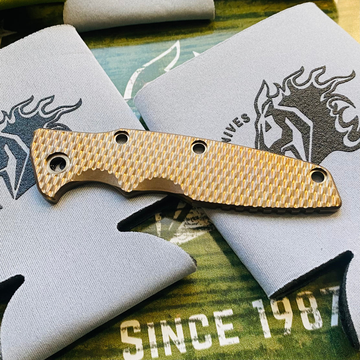 Rick Hinderer Eklipse Scale 3.5" Titanium Textured Stonewash Bronze – G ...
