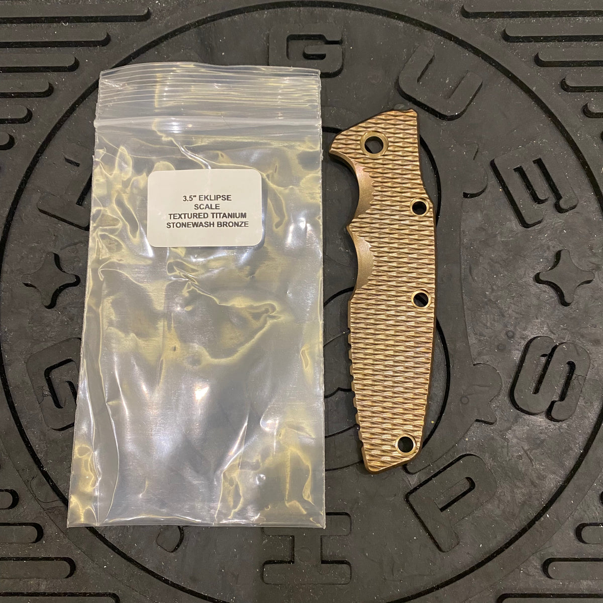 Rick Hinderer Eklipse Scale 3.5" Titanium Textured Stonewash Bronze – G ...