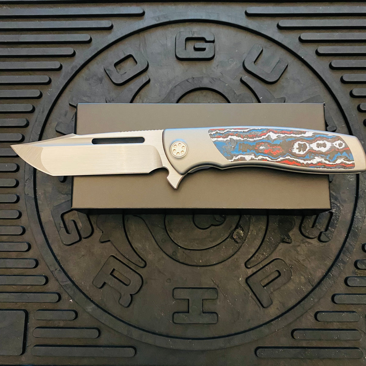 Sharp By Design Mini Evo Flipper 3.25" Satin HARPOON NEBULA FAT CARBON ...